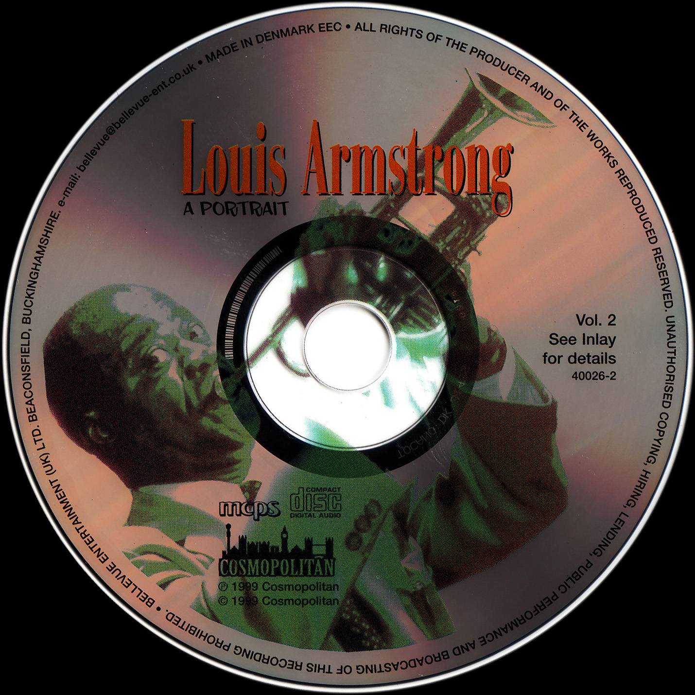 Louis Armstrong A Portrait [cd2 dnk] | CD Covers | Cover Century | Over ...